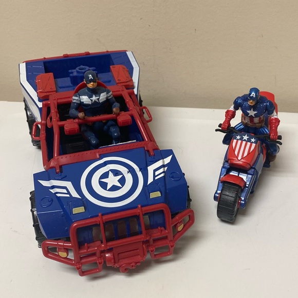 Marvel | Toys | Marvel Captain America Shield Assault 4x4 Crusiers Zoom ...